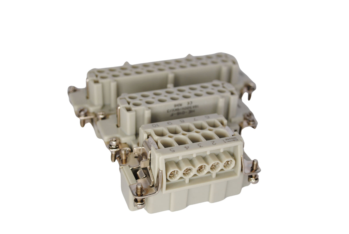 Han 10A 10 and 15 pin inserts — Nickerson PMS