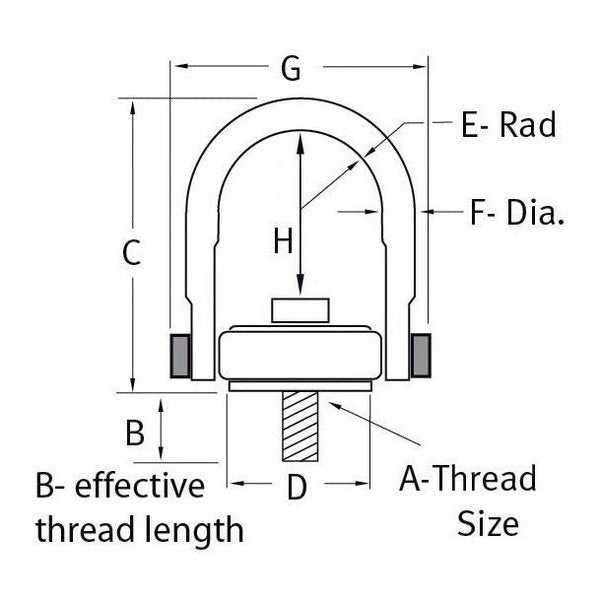 Metric Swivel Hoist Rings– Nickerson PMS