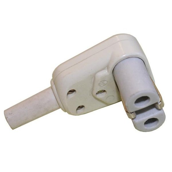 Right Angle Plastic Bodied Female Plug 250V 10A — Nickerson PMS