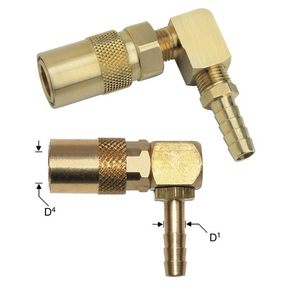 DME 90 socket couplings with hose tail– Nickerson PMS